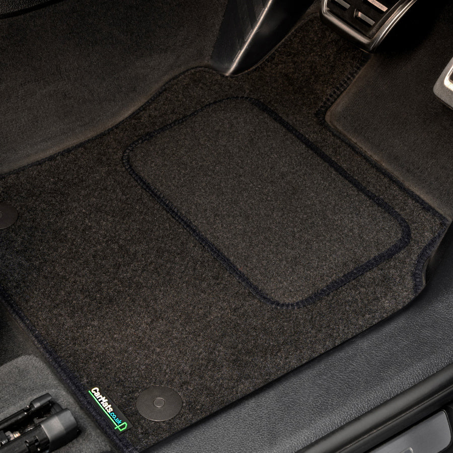 MINI Convertible 2008-2016 (R57) Car Mats // Black Motor, Black Trim ...